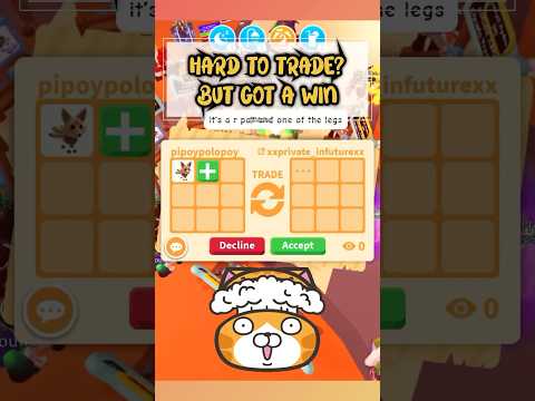 WIN FAIR OR LOSE FOR KITSUNE IN ADOPT ME 2024 ROBLOX #adoptme #adoptmetradng #shorts