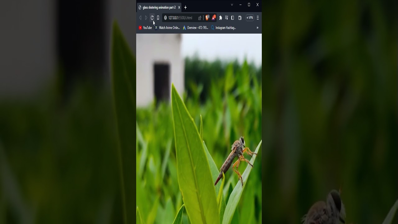 css Glass Shatering animation part-2 🔥🔥😈 #shorts #css