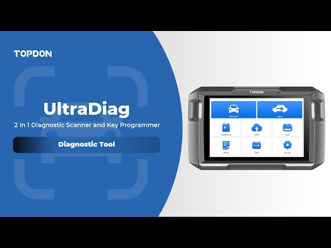 TOPDON UltraDiag | 2-in-1 Diagnostic Scanner And Key Programmer Tool