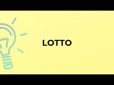 What is the meaning of the word LOTTO?