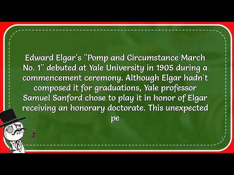 Where Did The “Pomp And Circumstance” Graduation Song Tradition Originate?