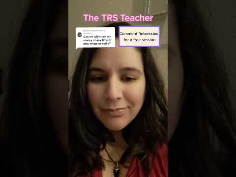 Answering questions about the Teachers Retirement System Accounts. #texasteachers #teacherretirement
