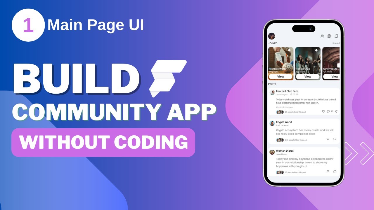 Building a Community App with Flutterflow - Part1