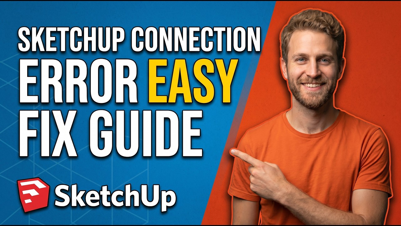 SketchUp Connection Error (Easy Fix Guide)