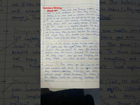 Unlock the Secrets of Summary Writing | Improve Your Reading Comprehension #writing #task
