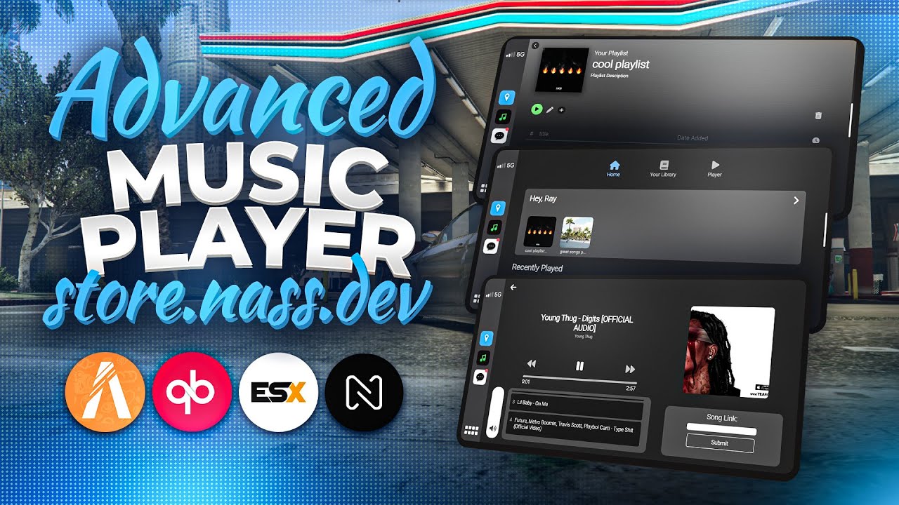 [Standalone/ESX/QBCORE/QBOX] Nass Advanced Music Player - FiveM Releases - Cfx.re Community