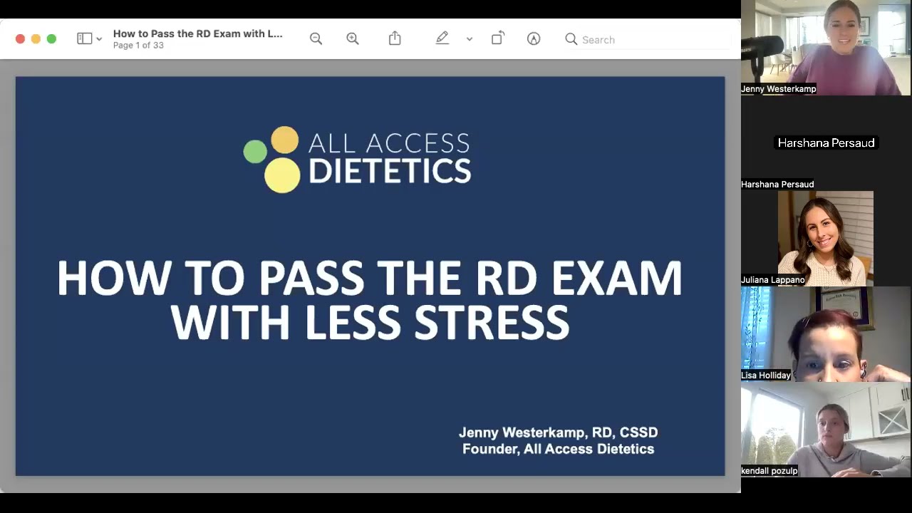 How to Pass the RD Exam with Less Stress (March 2023)