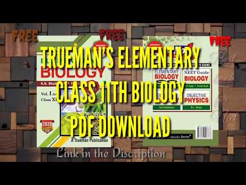Trueman's Elementary Biology Pdf Free [VERIFIED] Download