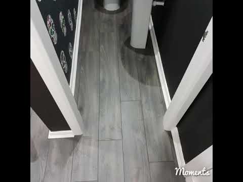 Gray Laminate flooring