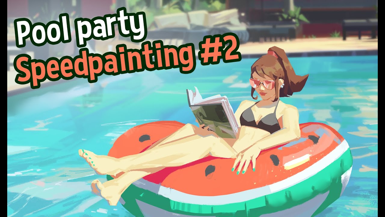 Pool party speedpainting #2