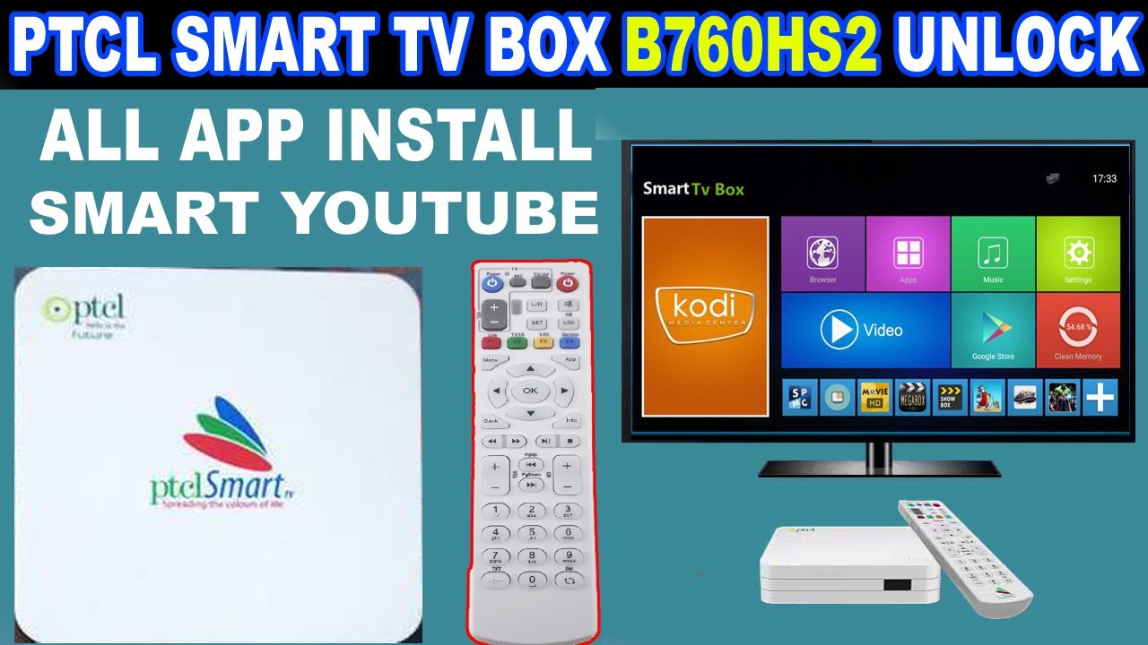 PTCL Smart Tv Box ZXV10 B760HS2 Full Unlock Full Android Menu With Google Play Store Full Working