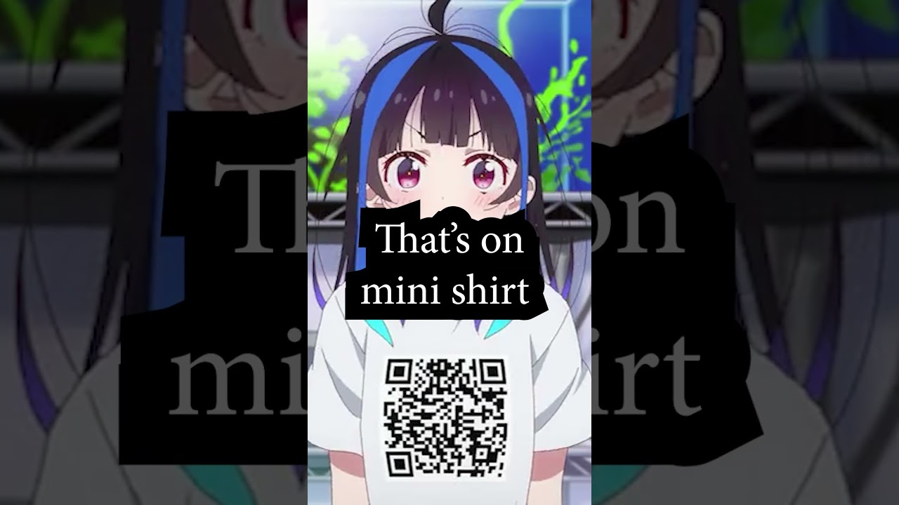 did you know rent a girlfriend QR code shirt