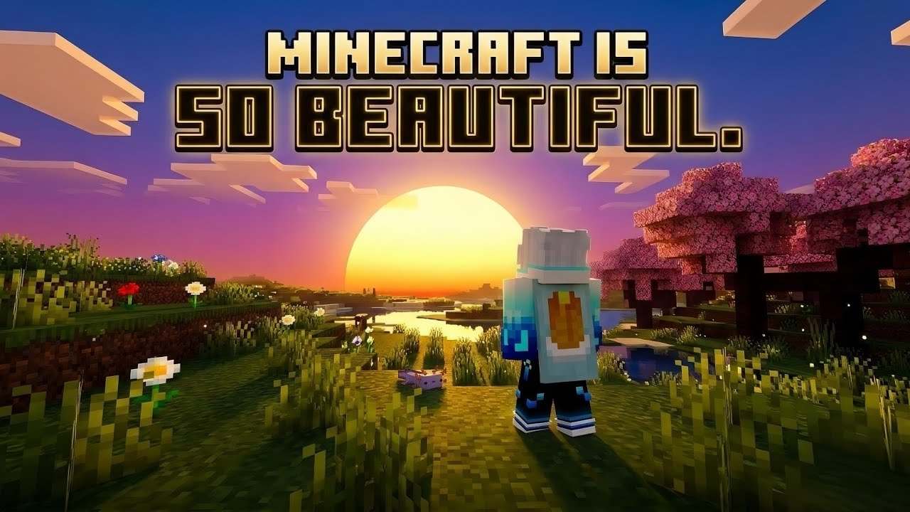Minecraft is so beautiful 😍|Minecraft with Vibrant visuals|#minecraft #gaming #minecraftshorts 
