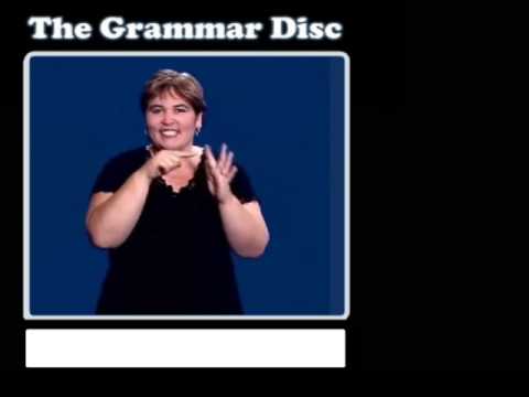 The Grammar Disc: Auslan and English