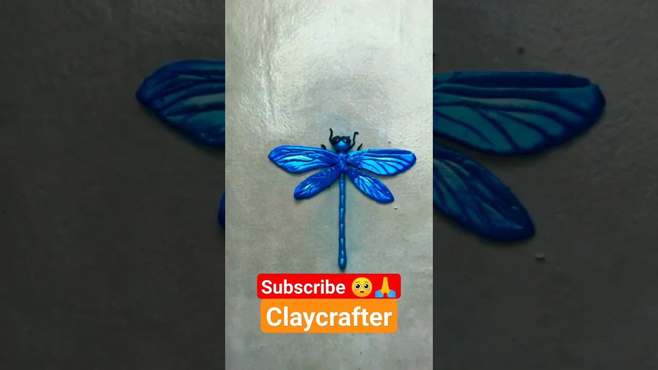 dragonfly craft #ytshorts #craft #crafts #viral
