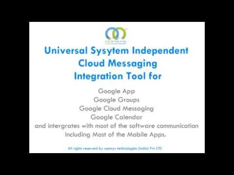 USICM (Universal System Indipendent Cloud Message) the google integration tool by oomsys