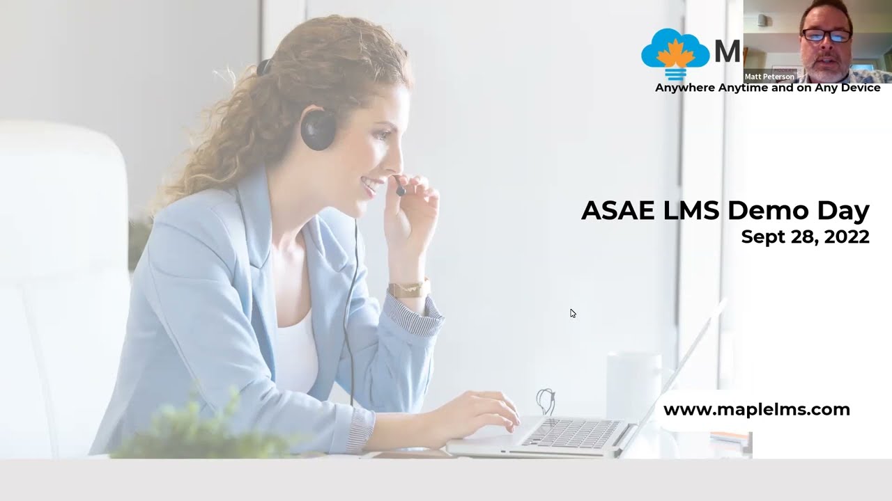 ASAE LMS Demo Day | MapleLMS | LMS Demo Presentation | Event
