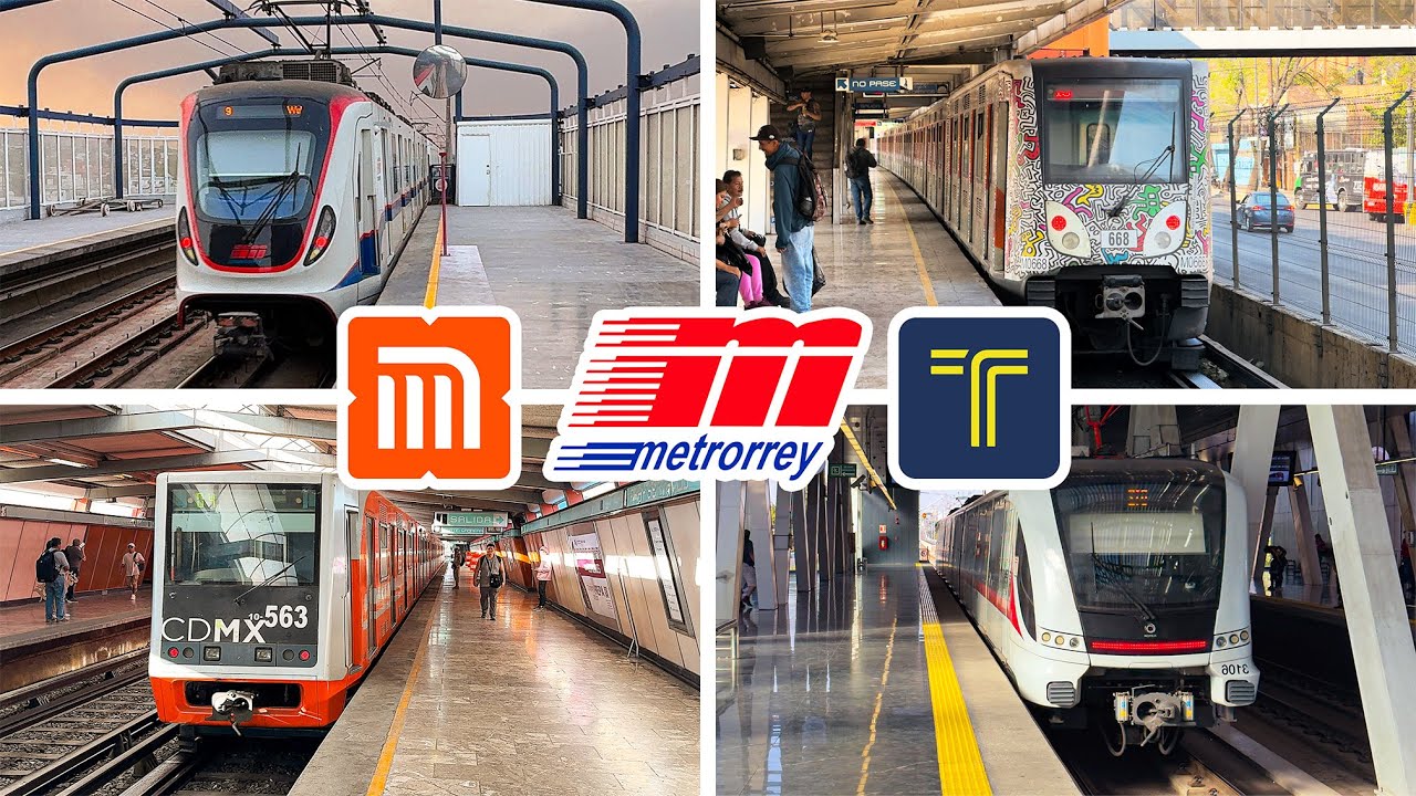 [4K] 🇲🇽 All the Metro Lines in Mexico