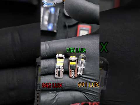 T10 26SMD 4014 LED vs T10 6SMD 2825 LED vs T10 W5W Glass COB Light Bulb #shorts #aliexpress