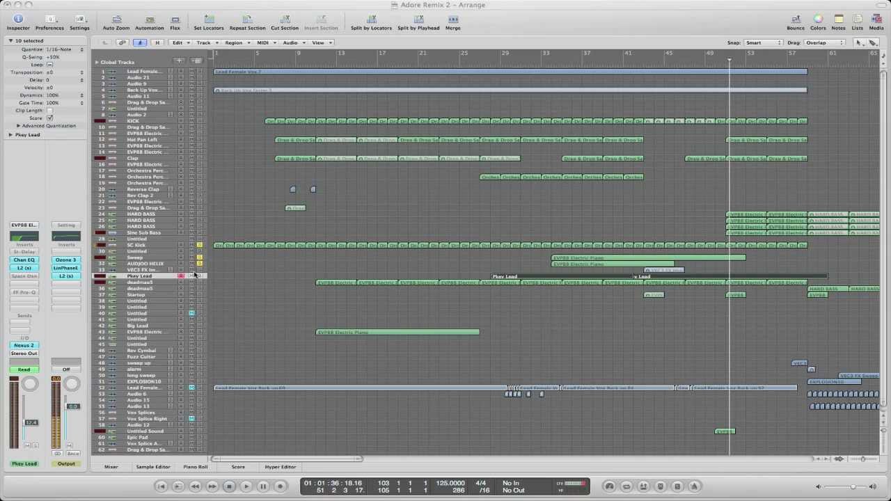 Electronic Dance Song Tutorial - Complete Song Broken Down - Logic Pro 9 - PART 1