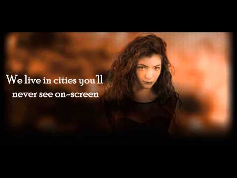 Lorde NEW SONG!! - "Team" - Lyric Video