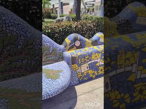 A Walk in Lazaro Cardenas Park - Puerto Vallarta boardwalk (malecon)