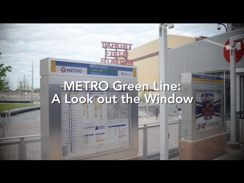 METRO Green Line: A Look out the Window (time-lapse)