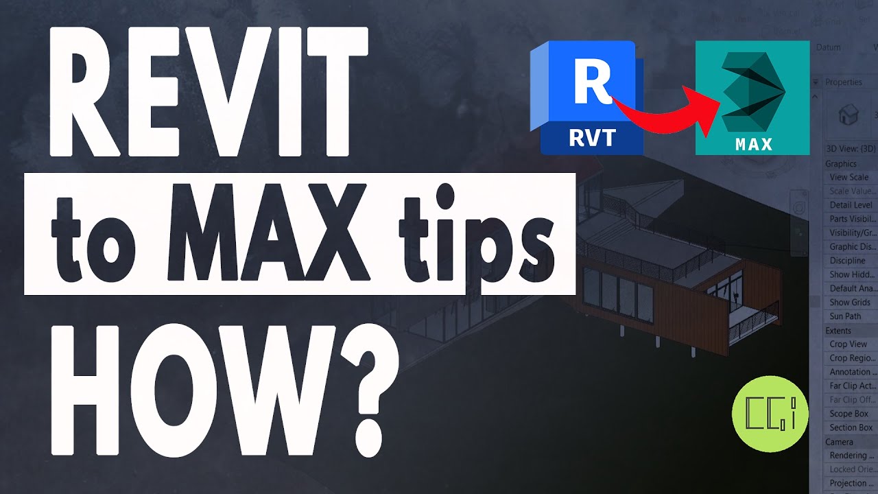 🏅 Revit To 3ds Max The BEST WORKFLOW Arch Viz