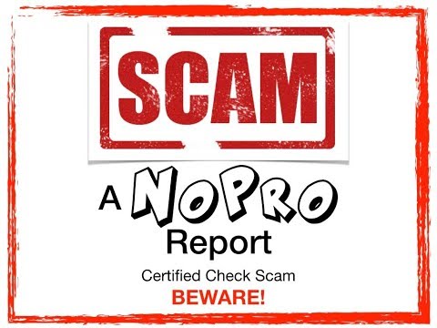 Certified Check Scam on Craig's List?