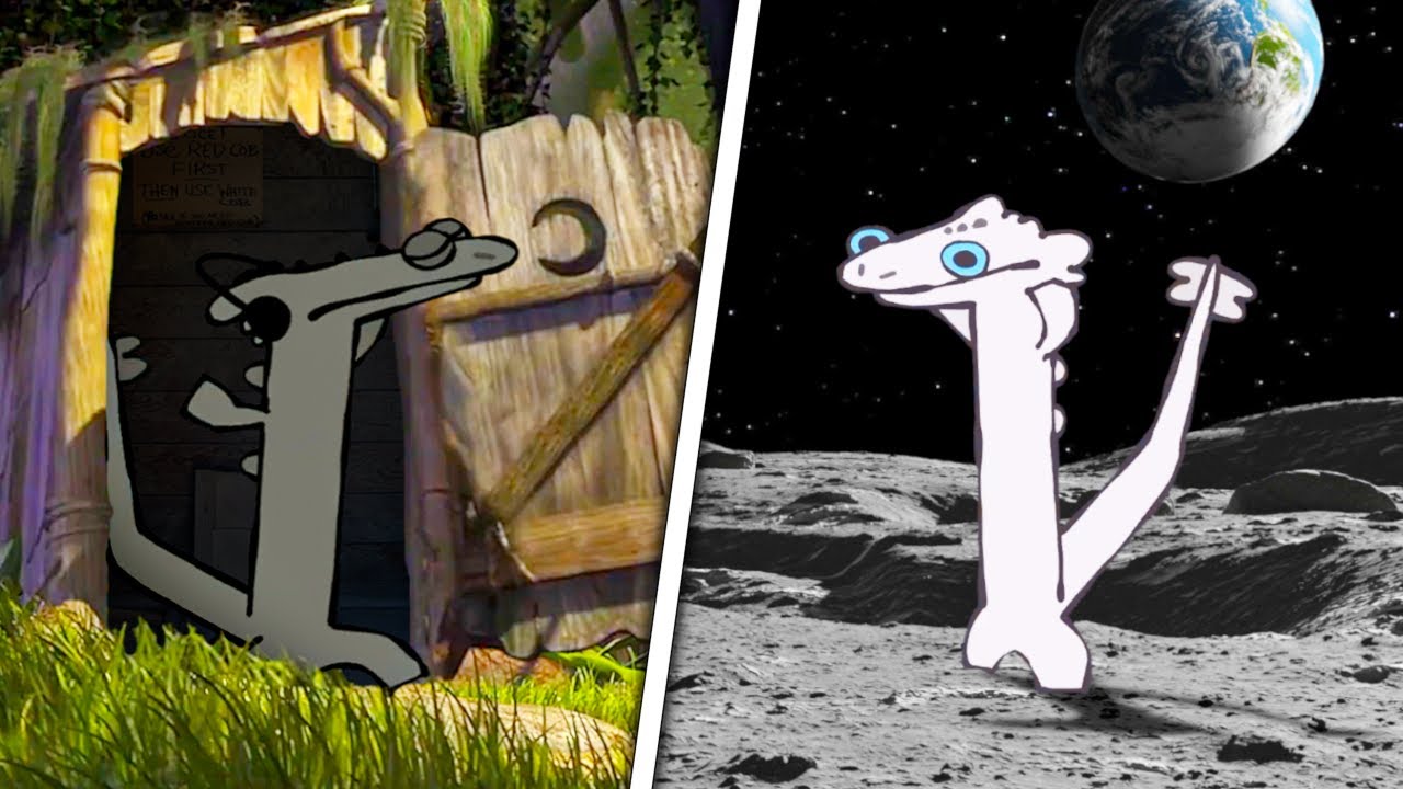 Toothless Dancing at Various Famous Locations