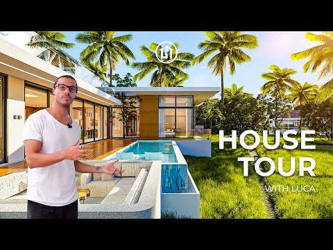 Living in Paradise: Touring a Brand New Modern Tropical Home in Bali