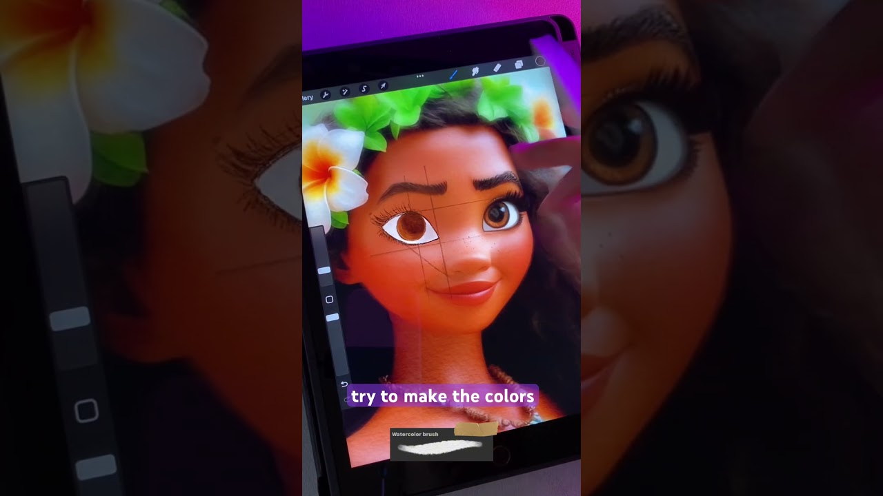 How to draw eyes #procreatetutorials #drawingtutorial