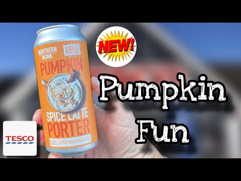 NEW Tesco BEER - Pumpkin Spice Latte Porter - Northern Monk