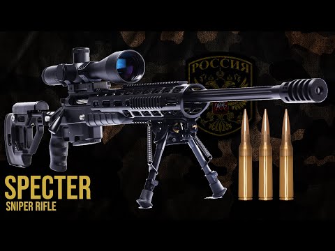 The Moscow Arms Company developed a new Specter army sniper rifle.