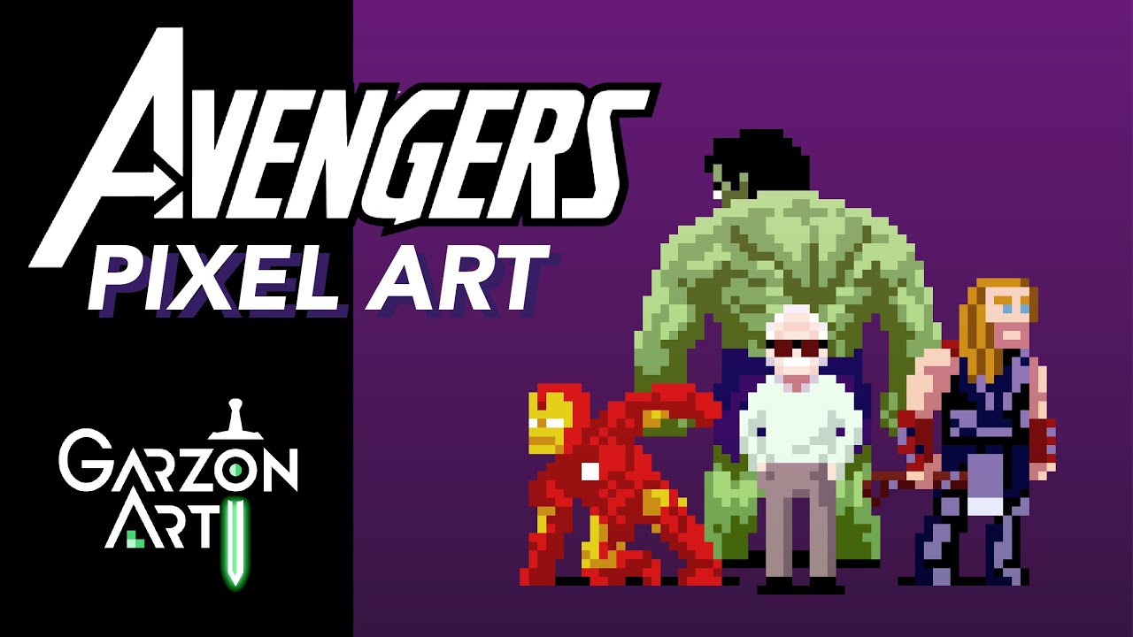 Avengers pixel animation | Pixel Art
