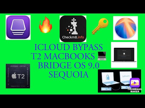 NEW ICLOUD BYPASS T2 MACBOOKS ???? BRIDGE OS 9.0 LATEST MAC OS SEQUOIA ????CHECKM8????