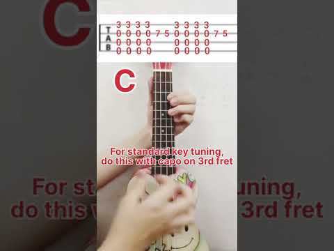 Until I found you (solo part) - easy ukulele