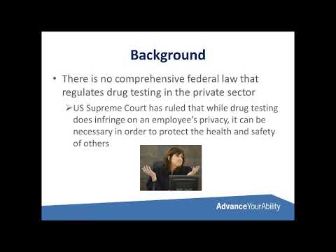 ASA Safety Committee Webinar Series: Reasonable Suspicion Drug Testing