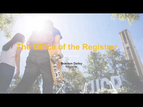 Office of the Registrar | UCR Campus Resource