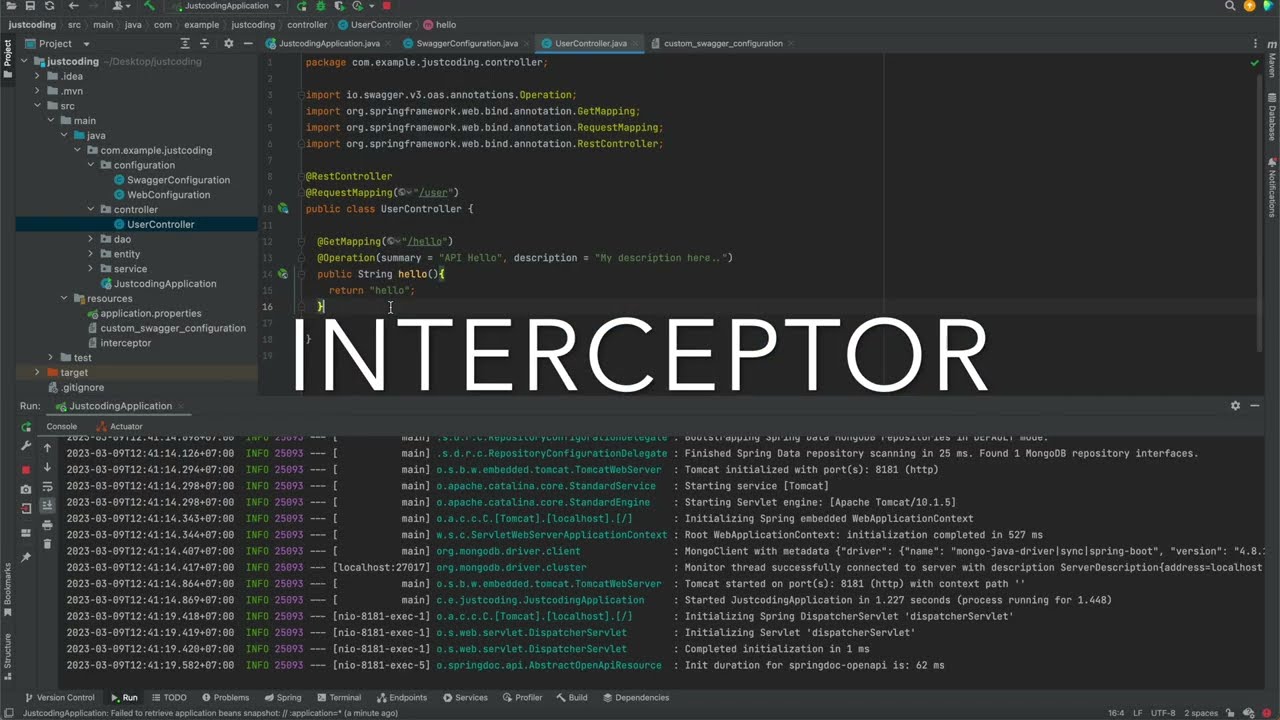 Spring Boot Tutorial | REST INTERCEPTOR To Extracting Custom Header From the Request