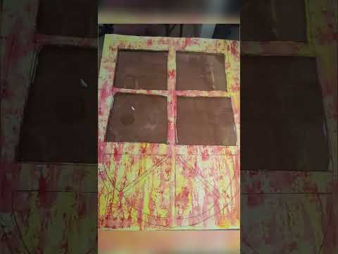 3D window cartoon for wall decoration #creative #easycraftideas #home
