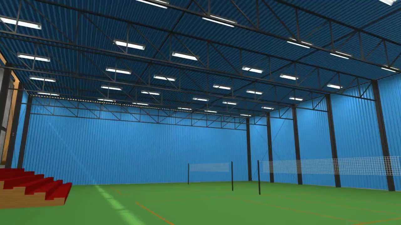 3D Impression Sports Hall