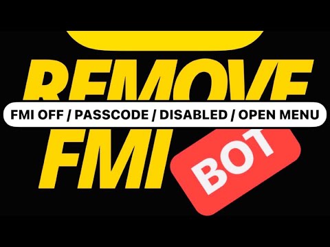 NEW FMI OFF BOT Deleted ICloud iphone MEID/GSM Open menu, passcode, disabled! iPhone 5s-12 Pro Max