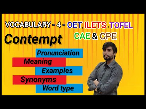 Contempt pronunciation meaning example synonyms word type academic vocabulary