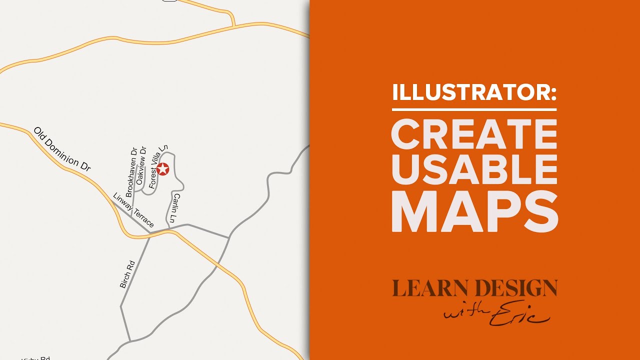 Creating Maps using Adobe Illustrator with Eric