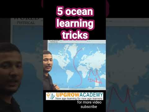 Easy trick to learn 5 ocean with location #shorts