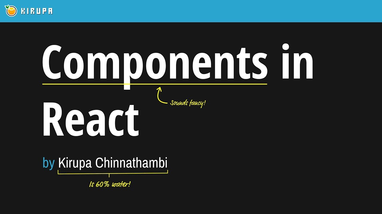 3. Components in React