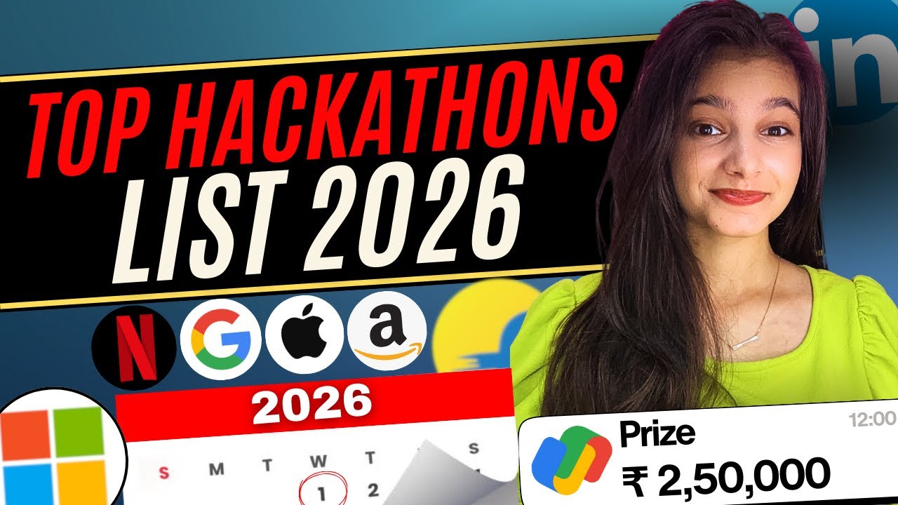Hackathon Calendar 2026 | List Of Top Hackathons You Must Not Miss.