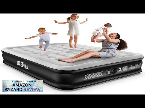 Airefina Queen Air Mattress with Built-in Pump 18" Blow up Mattress in Review