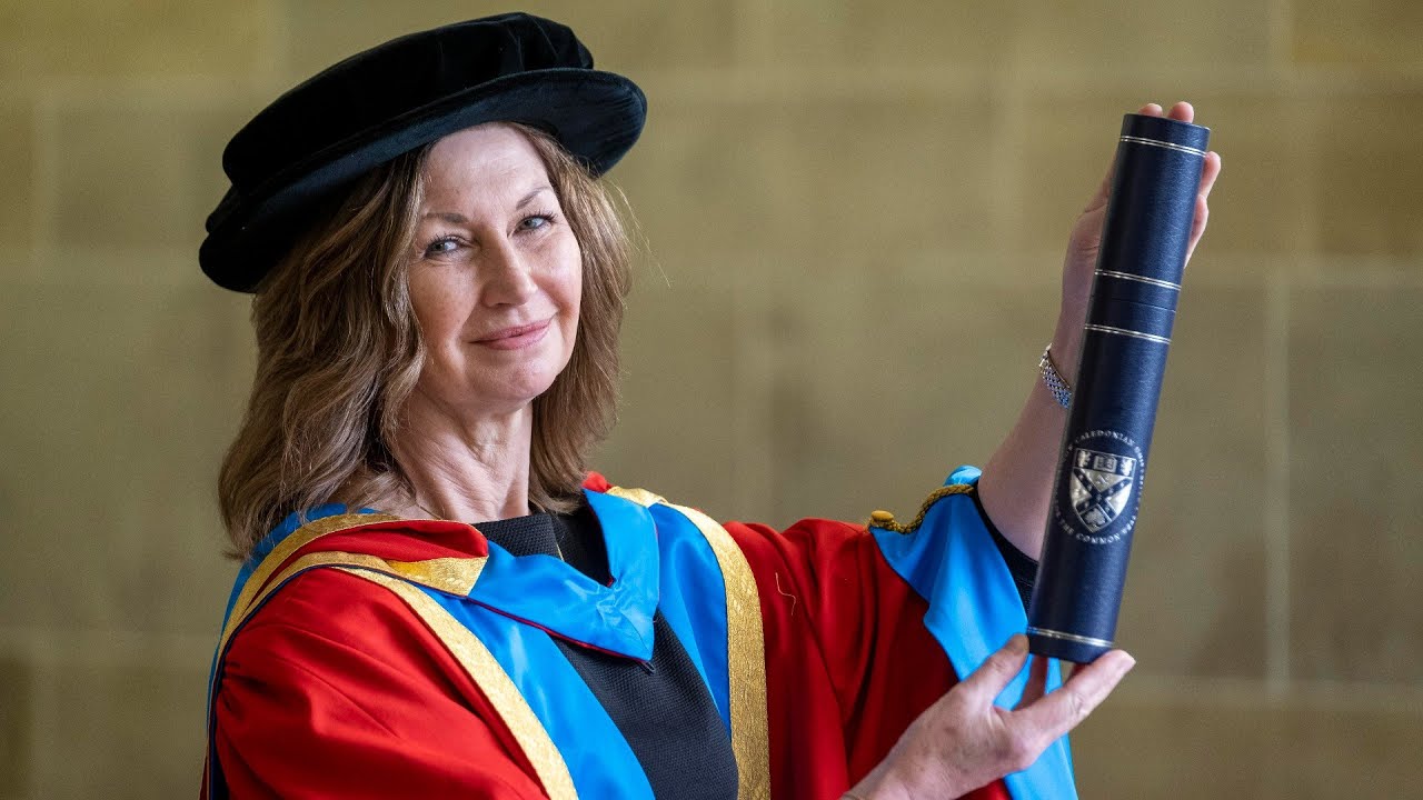 Professor Jackie Taylor receives an Honorary Degree of Doctor of Science from GCU